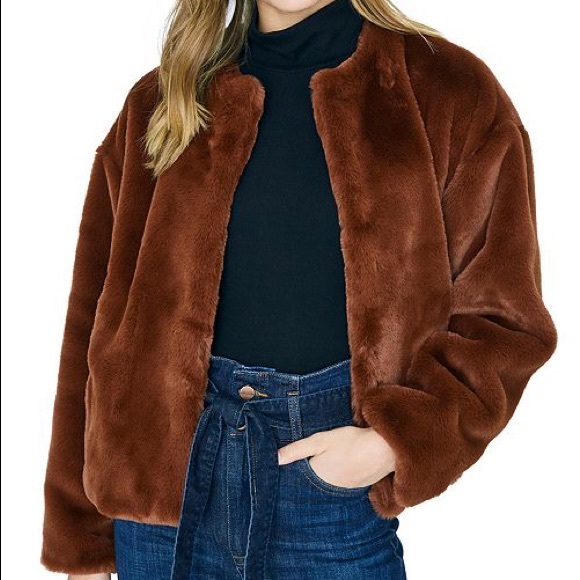 Sanctuary | Jackets & Coats | Sanctuary Starry Night Fur Coat | Poshmark